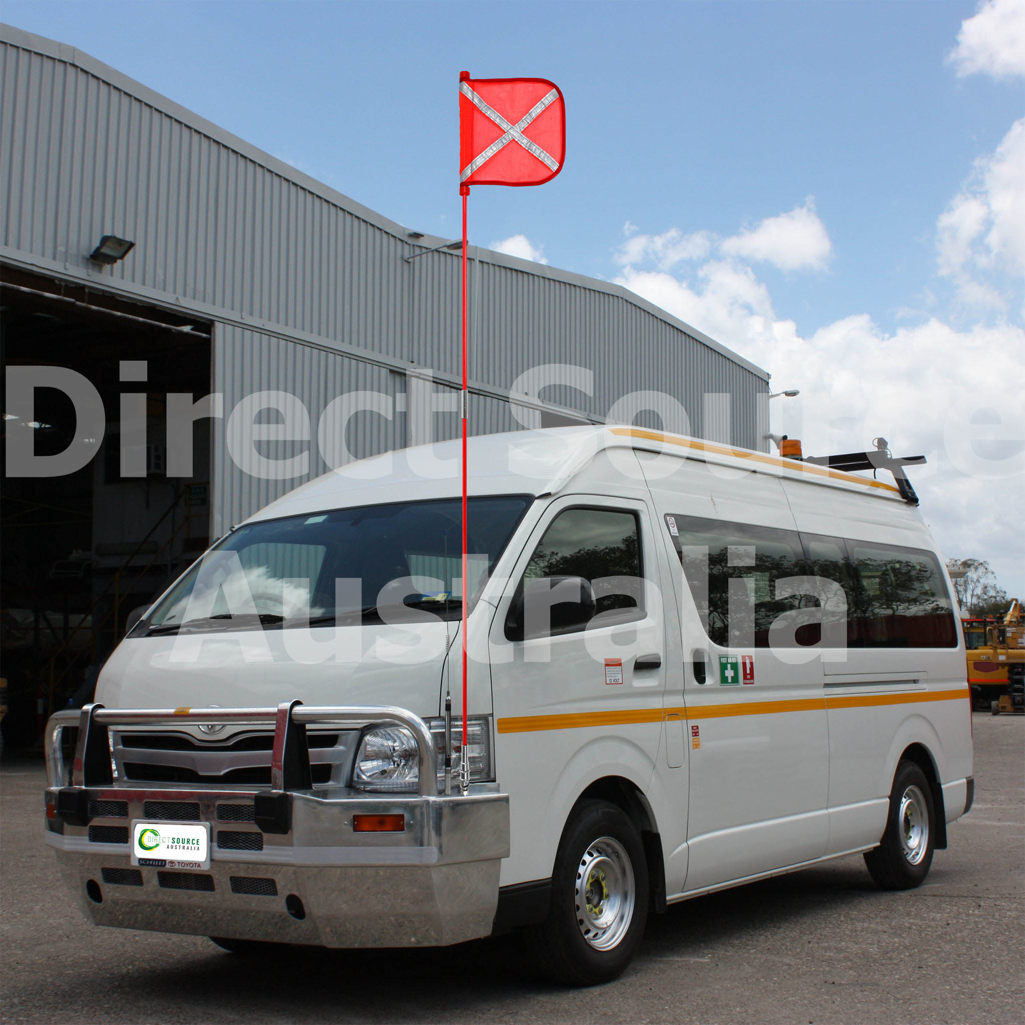 Vehicle safety flags (buggy whips) - Direct Source Australia